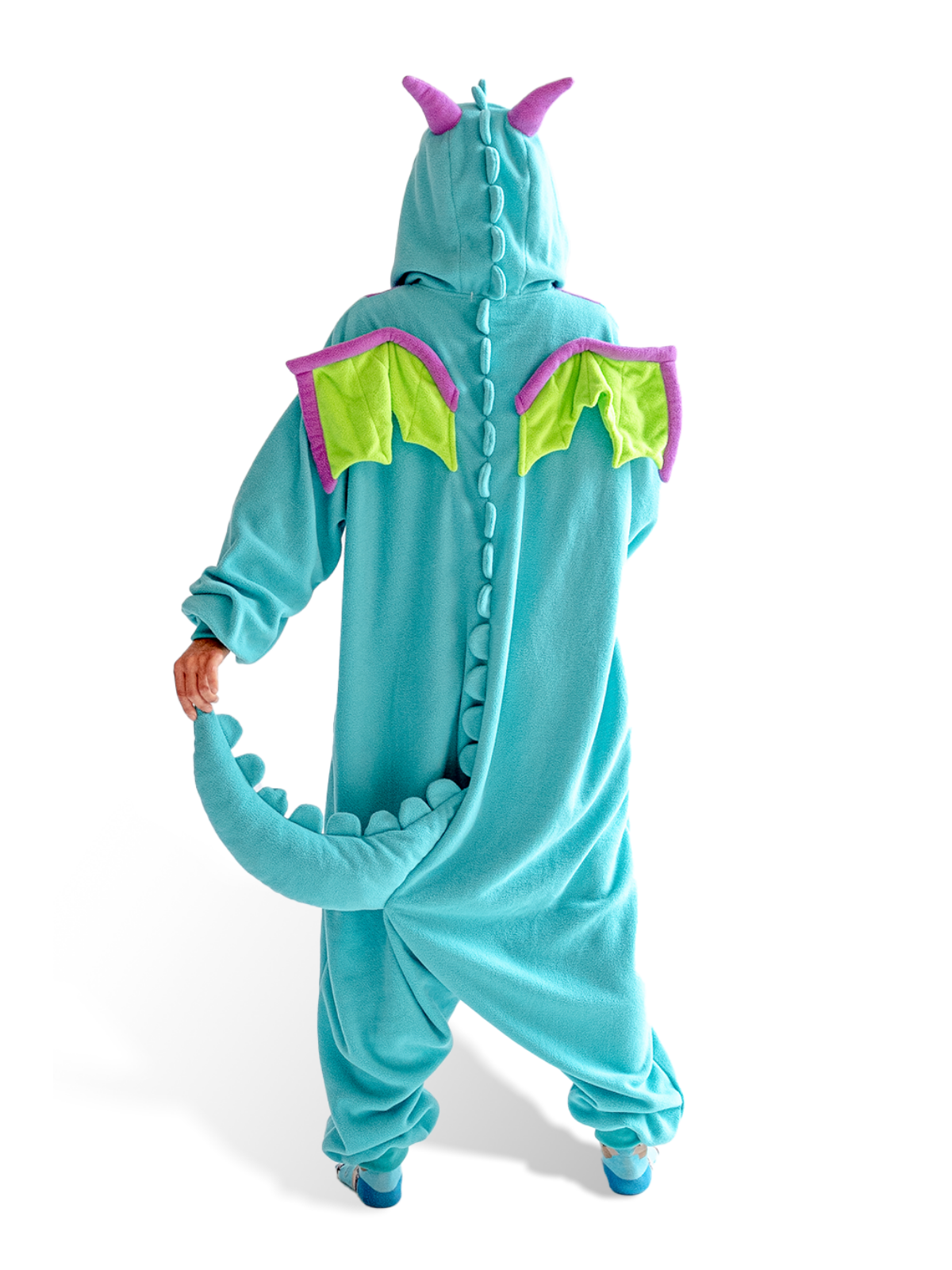 Huff the Teal Dragon Kigurumi Adult Animal Onesie Costume Pajama By ...