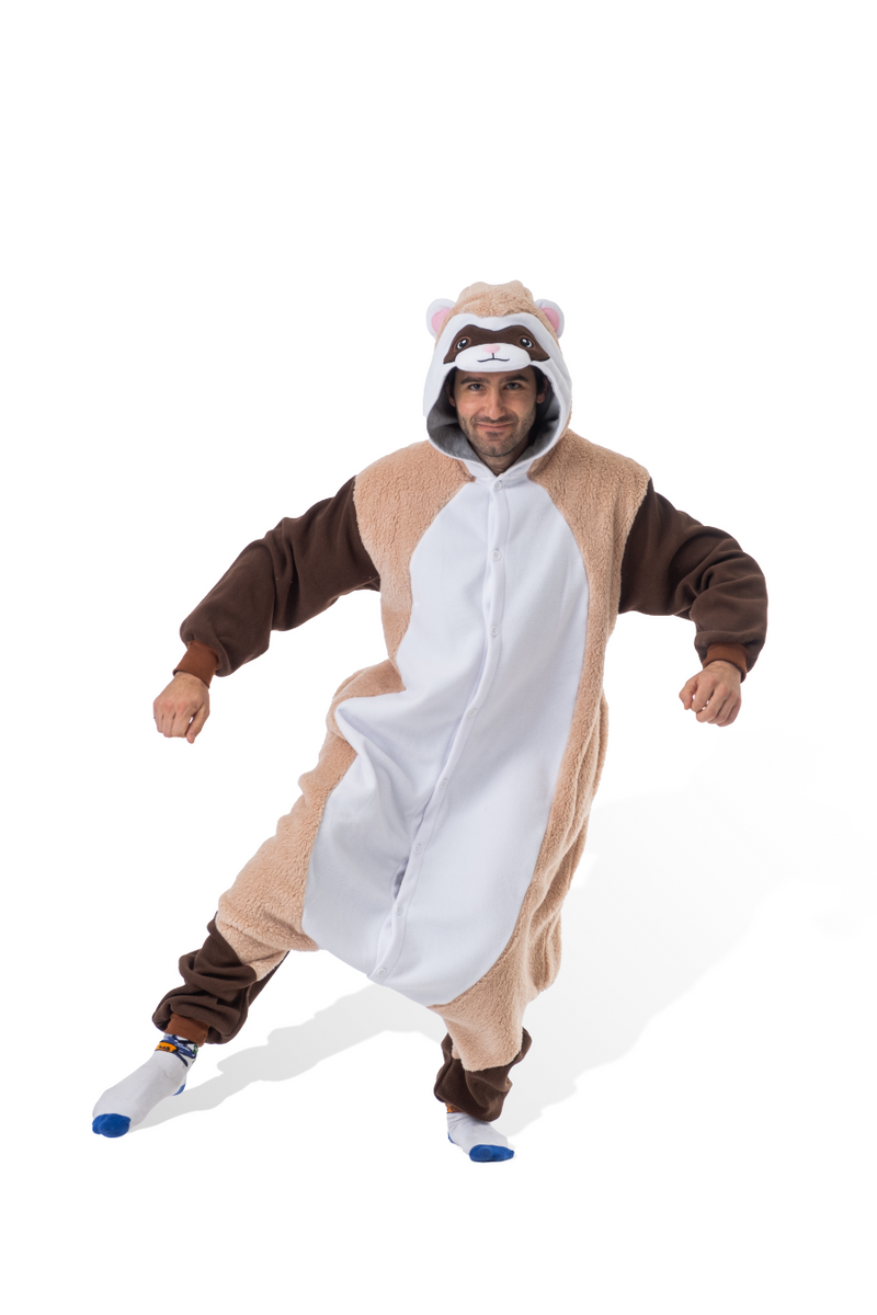 Ferret Kigurumi Adult Animal Onesie Costume Pajama By KIGURUMI.COM ...